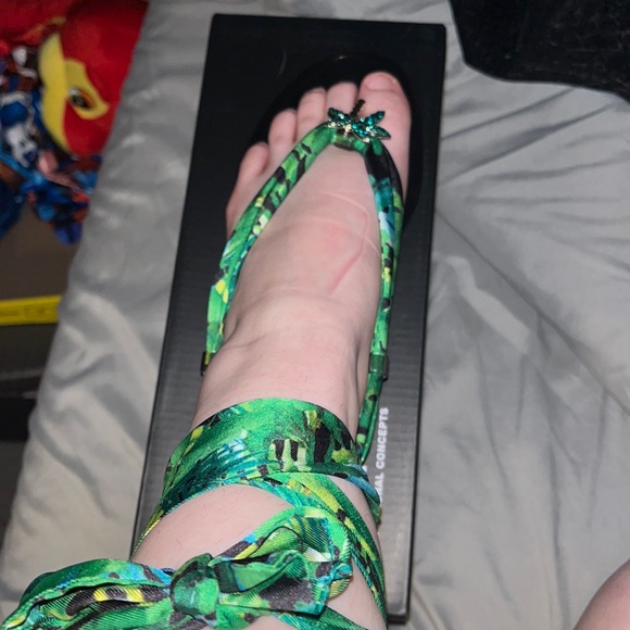 INC International Concepts | Shoes | These Are Tie Up Flip Flop Sanders ...